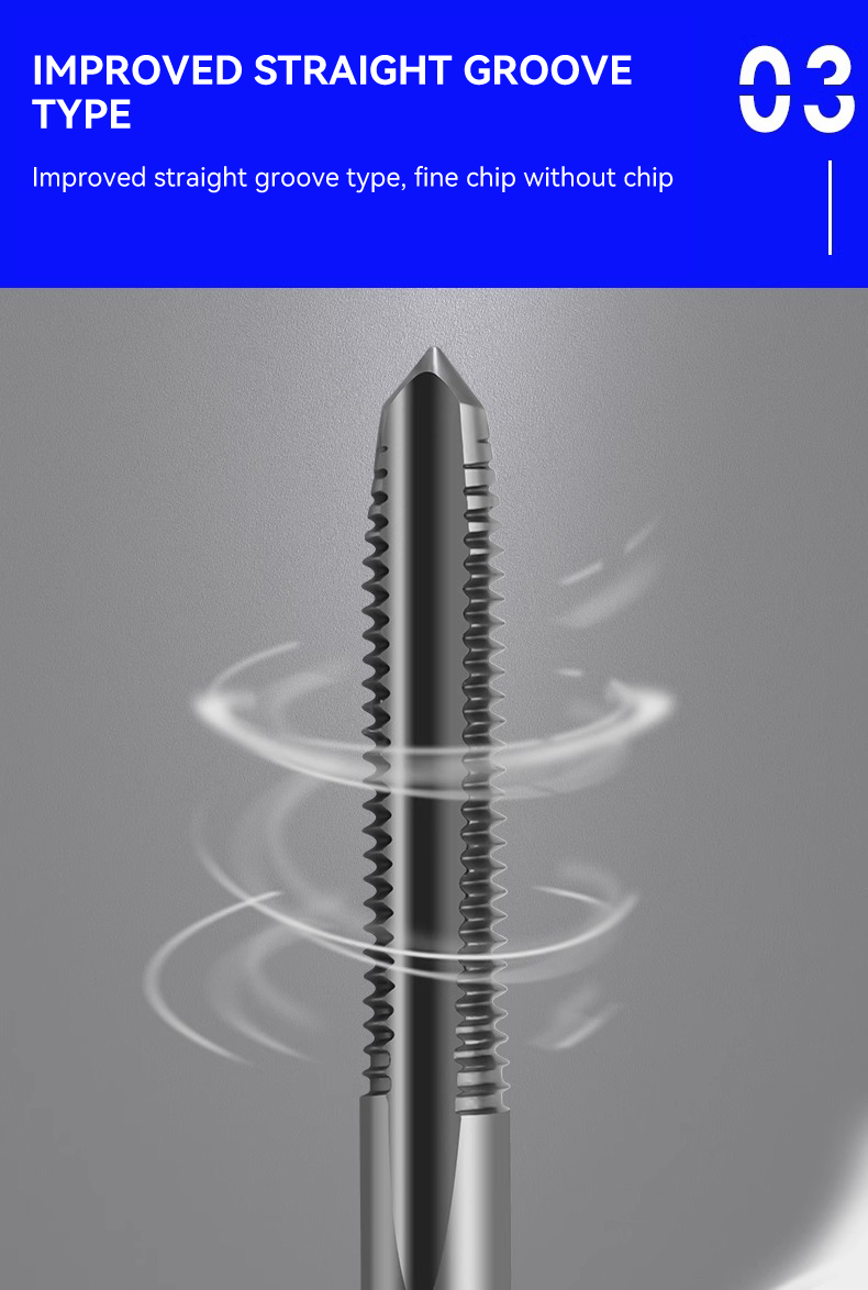 Tg Hss Hand Tap 6542 Spiral Point Taps For Through Holes, High Quality ...