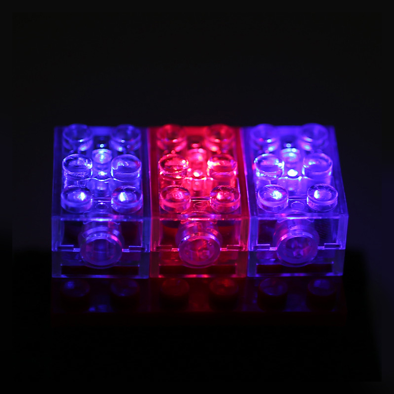 10pcs 2*3 Brick lighting Building blocks Bulk Exhibition DIY Compatible ...