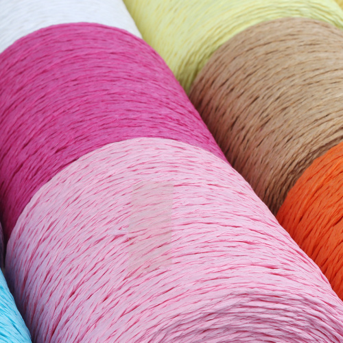 1 Roll Raffia Straw Rope Thread Crochet Yarn For Diy Knitting Summer ...