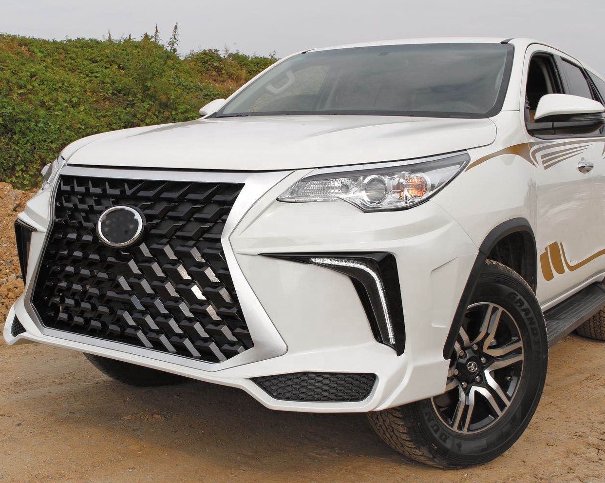 Mx Upgrade Body Kit - Lexus Style For Fortuner 2016-2021, High Quality ...