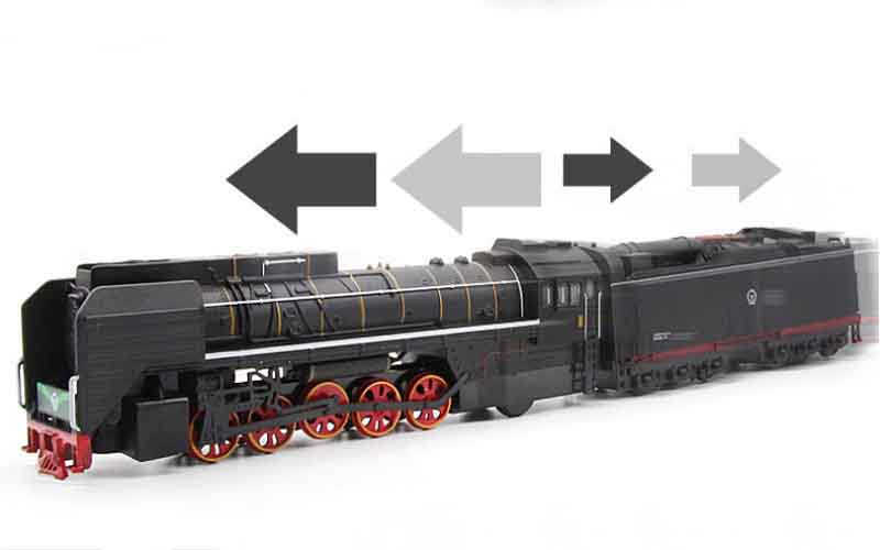 Steam Train Diesel Locomotive One Size Alloy Model Toy Cars Pull Back ...