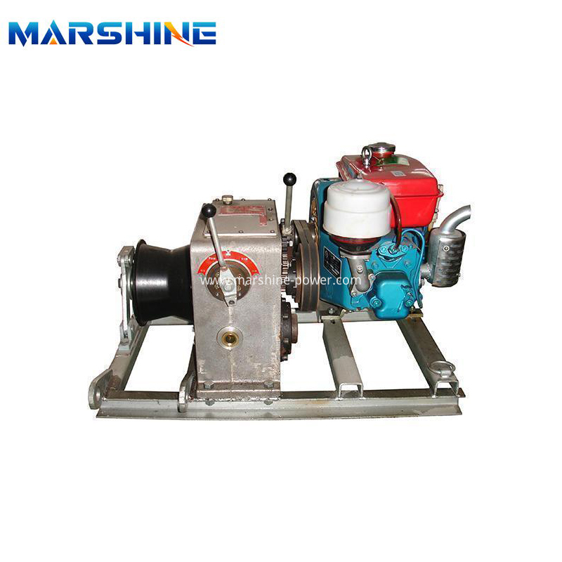 An introduction about our MARSHINE Diesel Engine Powered Winch