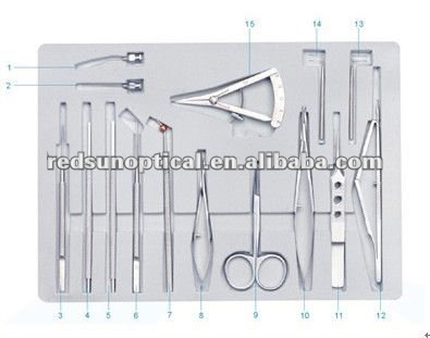 Glaucoma Micro-operation Instruments Set, High Quality Glaucoma Micro ...
