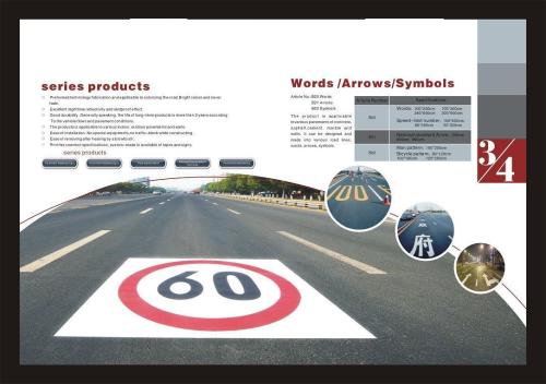 Preformed Pavement Road Marking--3d Speed Limit Signs Ts-bxd06, High ...
