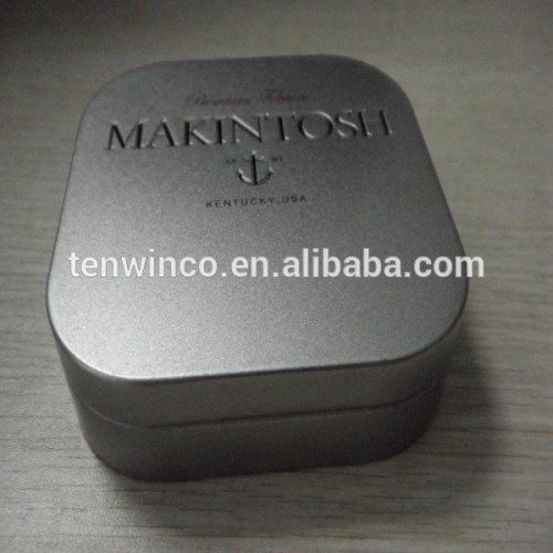 Square Cigarettes Tin Packaging Flat Closing, High Quality Square ...