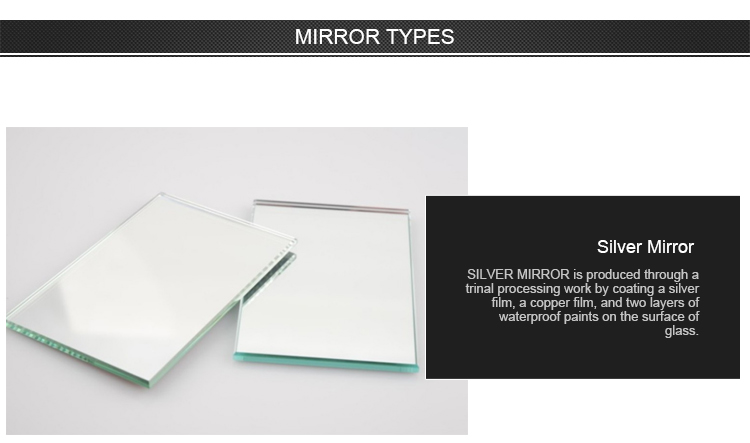Modern Gym Full Length Dressing Wall Safety Mirror Dance Studio Silver ...