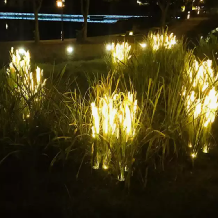 Kinz Sg-kn-lf02 Solar-powered Fiber Optic Led Decorating Reed, High ...