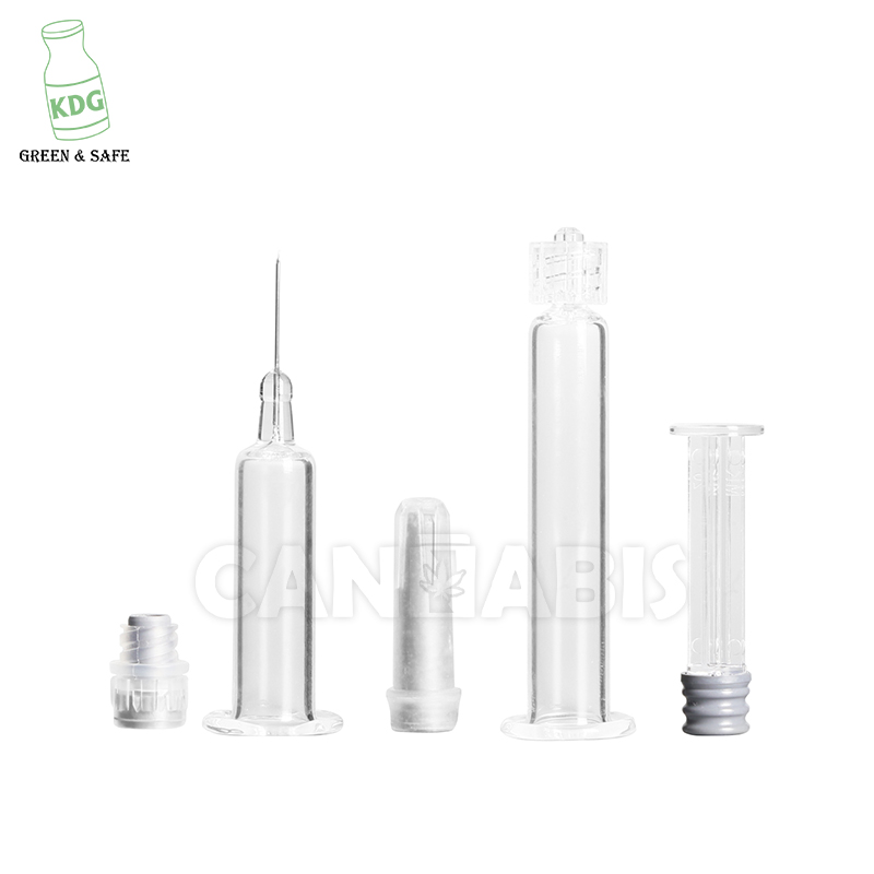 Kdg Brand Clear Canna Bis Syringe Herb Glass - Customizable Options ...