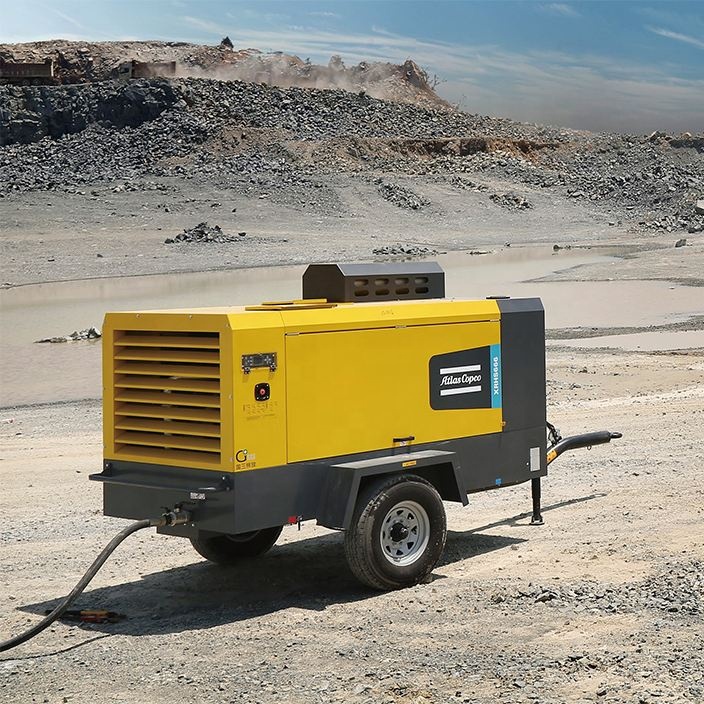 Atlas Copco Xaxs600 Diesel Engine Screw Air Compressor - 600 Cfm High ...