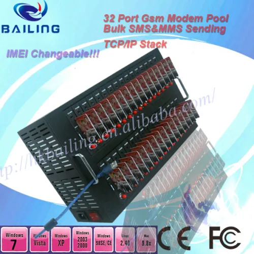 32 Port Modem Based On Wavecom Q2403 Q2406, High Quality 32 Port Modem ...