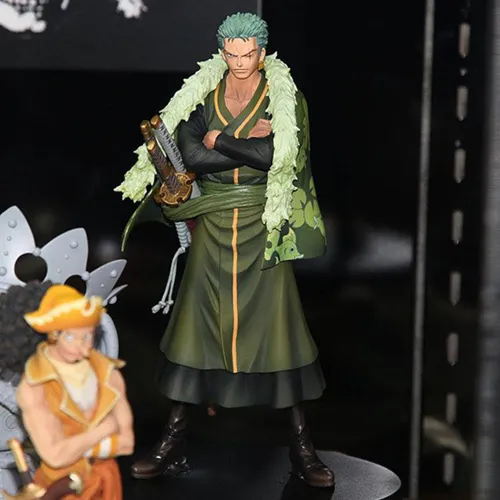 Anime Figure One Piece Roronoa Zoro Dxf 15th Anniversary Pvc Toys ...