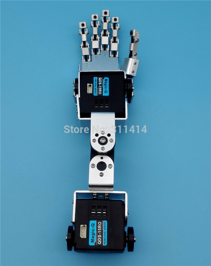 Humanoid 3dof Robot Left Hand Right Hand Arm With Five Fingers Manipulator And Servo For Diy