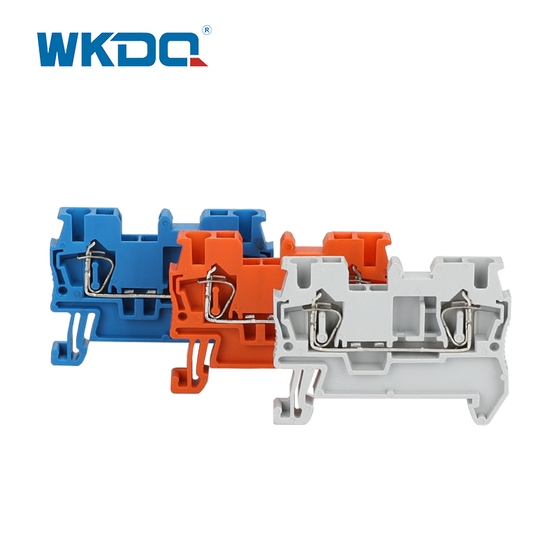China ST2.5 Bloque terminal DIN Rail Spring Cage Terminal Bloques ST 2. ...