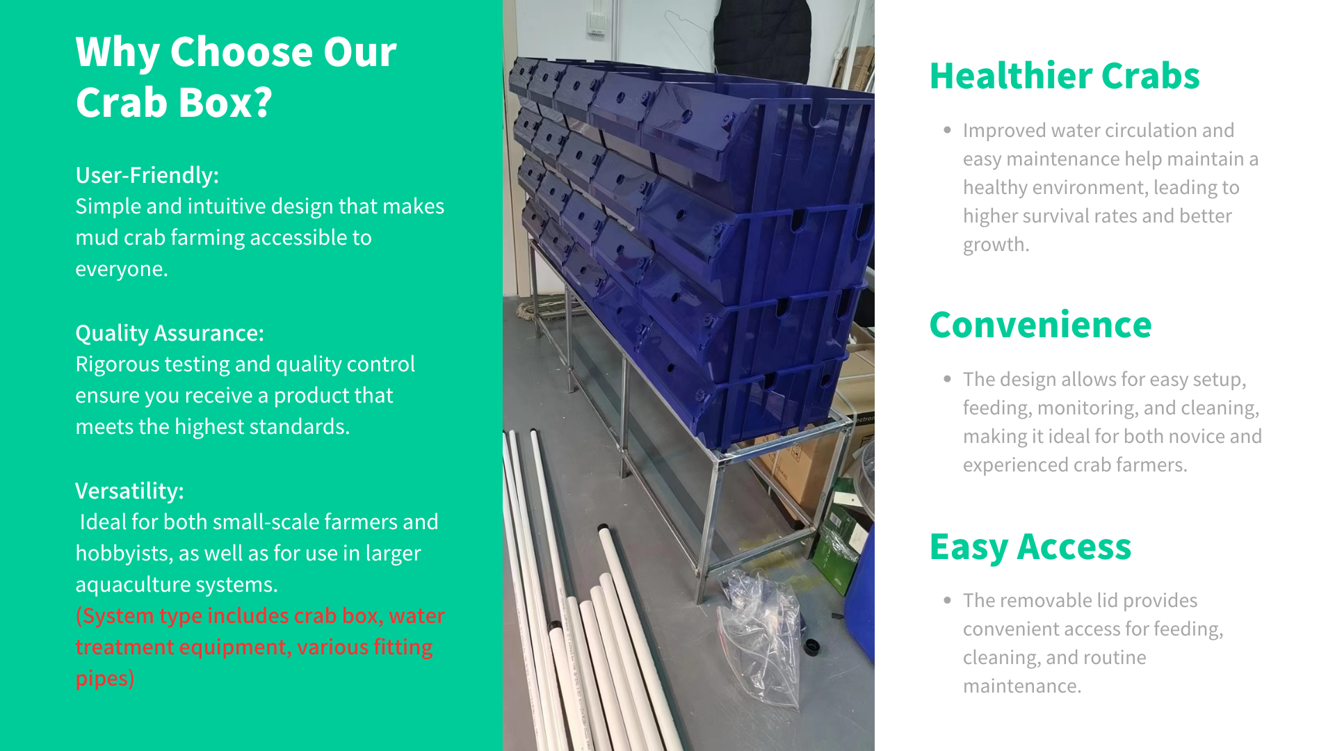 Indoor Vertical Crab Farming: Ras System & Recirculating Water ...