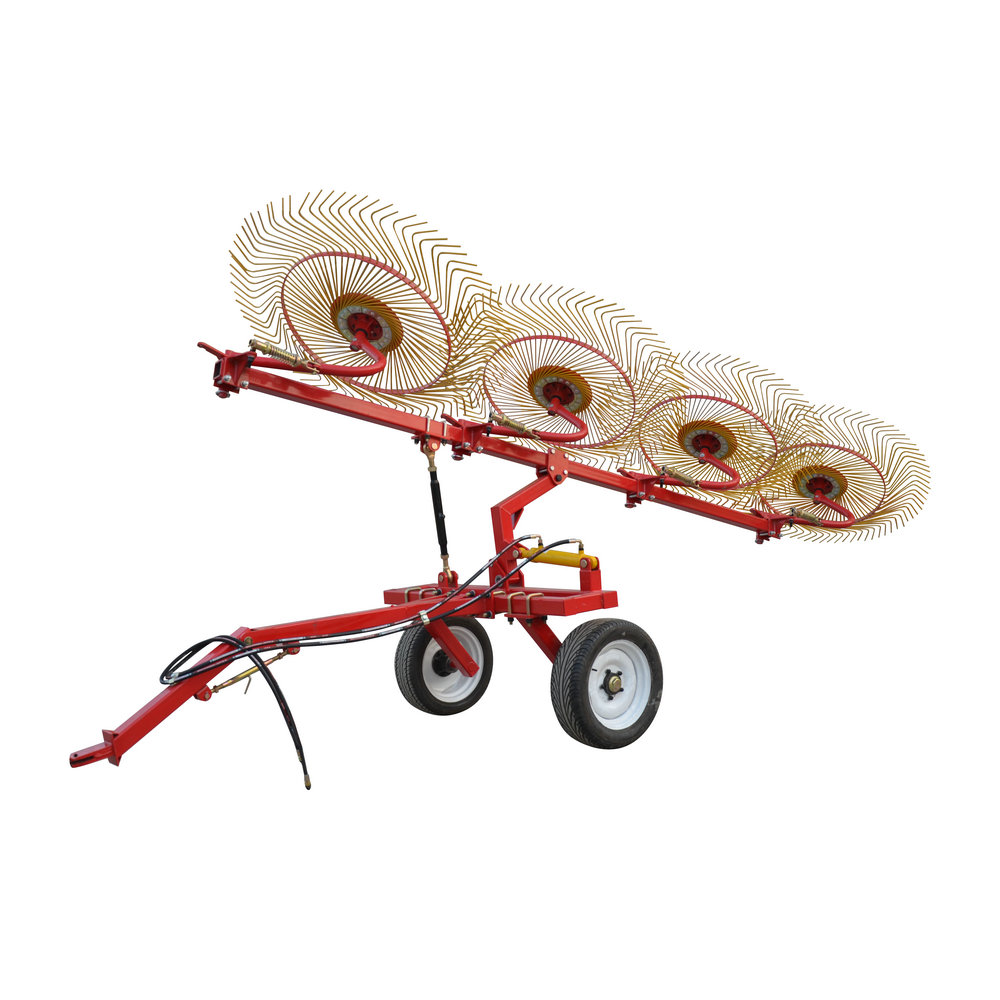 Iso Approved One Point Mounted Hydraulic Adjust Finger Rake Wheel Hay ...