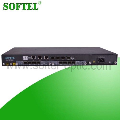 19 Inch Rack Epon Olt With 8 1000base-t Pon Port/ Optic Epon Olt, High ...