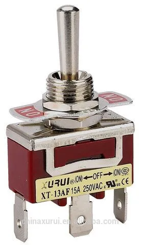 Toggle Switch On/off/on, Spring Return Toggle Switch 15a 250vac, High ...