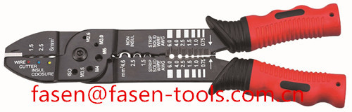 Japanese Style Copper Cutter, Wire Stripper And Terminals Crimping ...