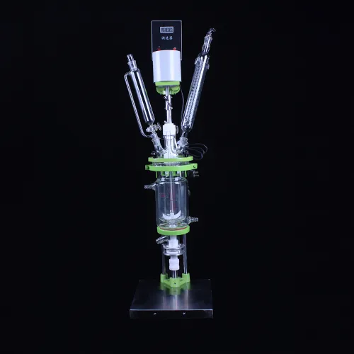 Lab Pressure Jacketed Glass Reactor Vessel, High Quality Lab Pressure ...