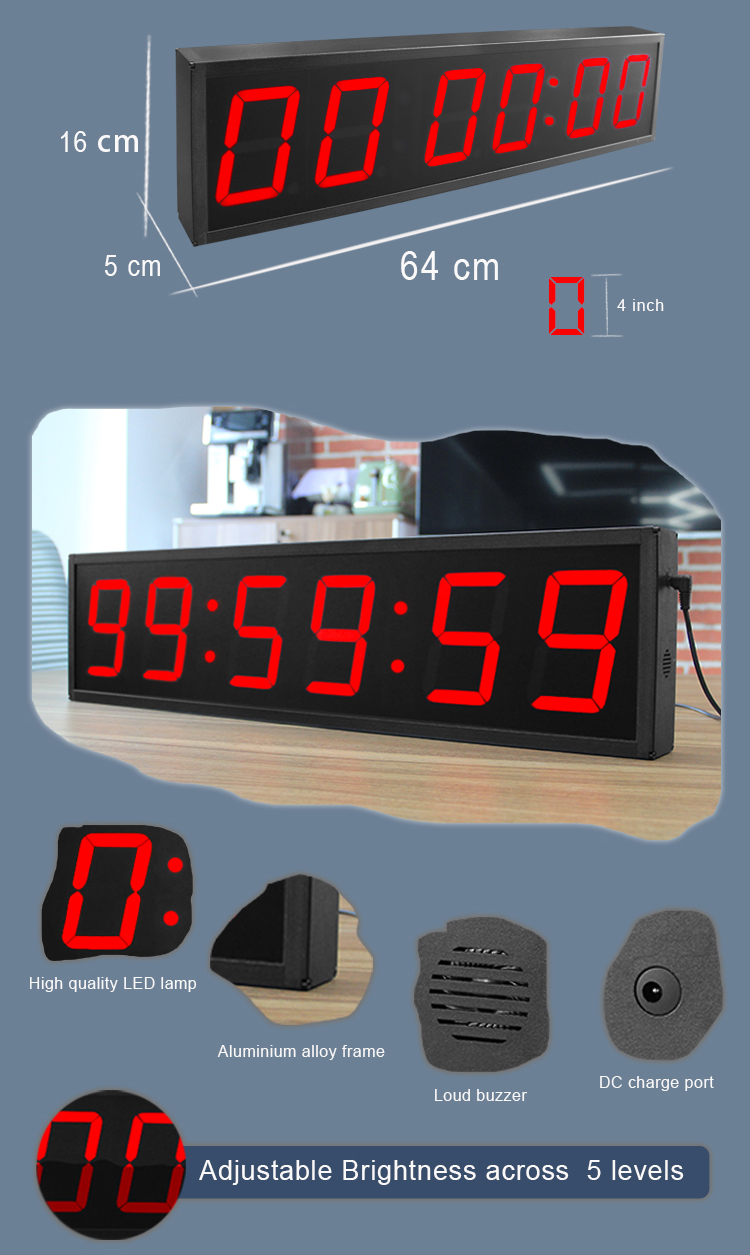 Cheetie Cp04d Stopwatch - 6 Digits, 10 Seconds Challenge Timer For ...