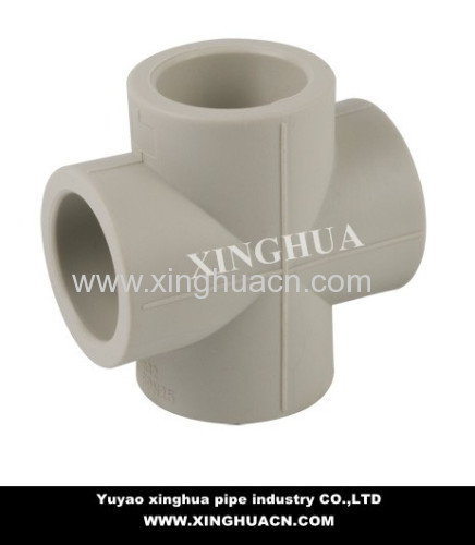 Ppr Pipe Plastic Cross For Water , High Quality Ppr Pipe Plastic Cross ...