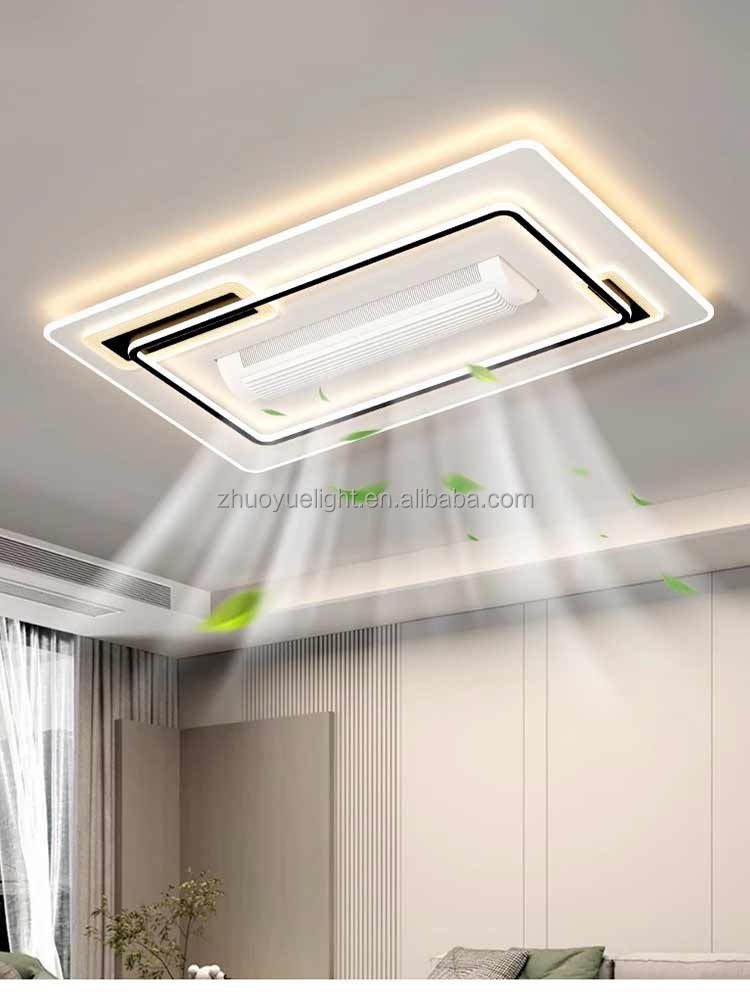 Smart Led Ceiling Light With Built-in Bladeless Fan: Enhancing Your ...