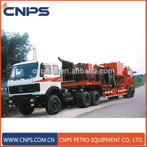 Trailer-mounted Cementing Unit Gjc100-30t For Oil & Gas Well Drilling ...