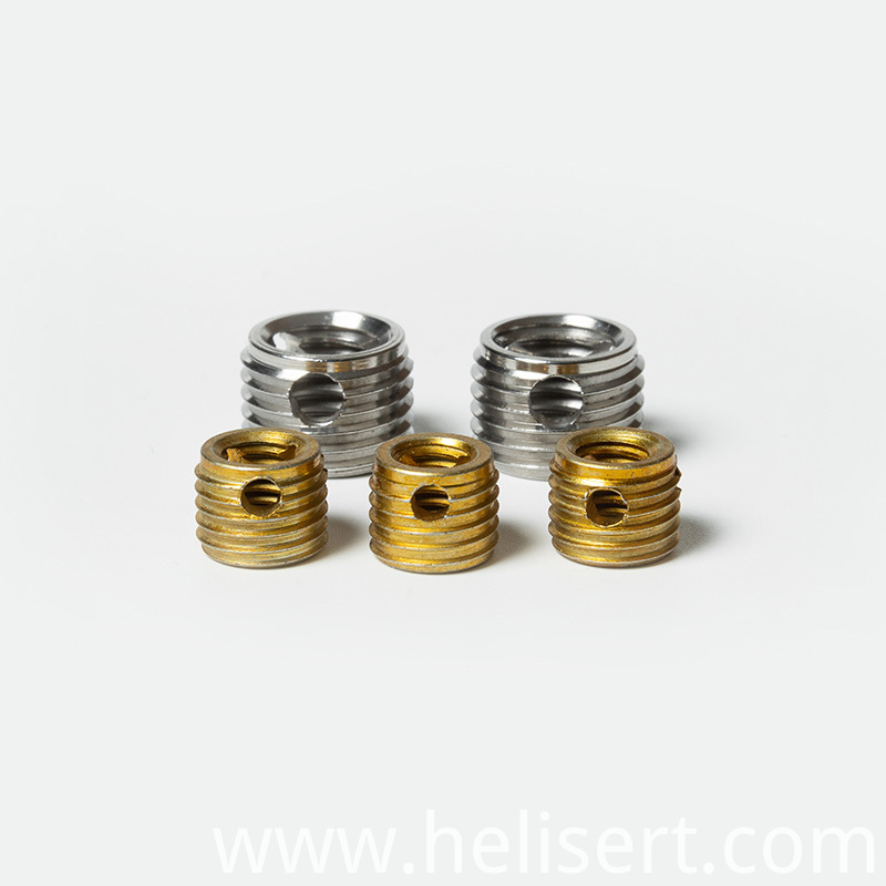 Stainless Steel 307 Slotted Self Tapping Threaded Insert China Manufacturer