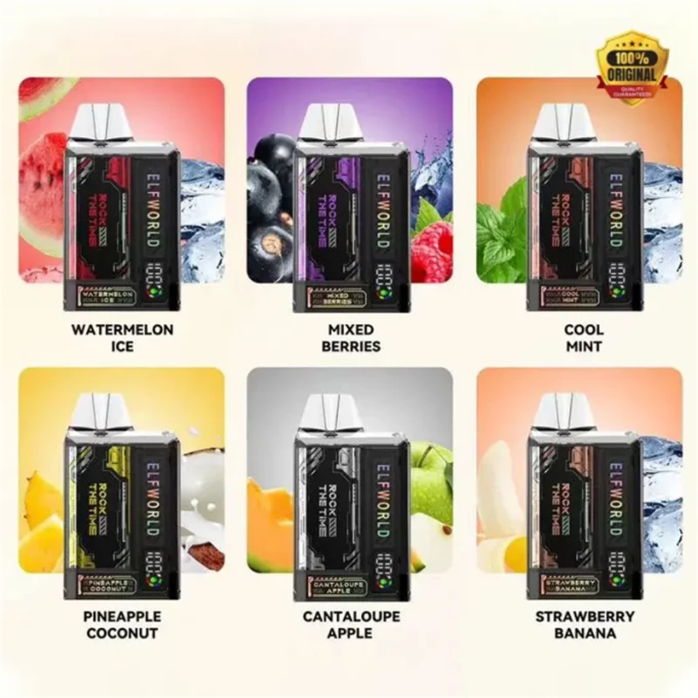 Elf World Trans 9000 Puffs Disposerive Vape Kit คุณภาพสูง Elf World ...