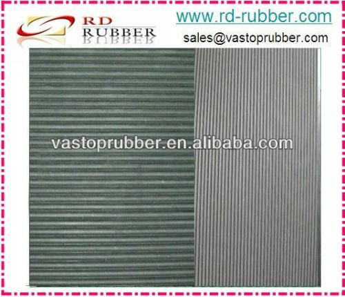Fine Ribbed Corrugated Rubber Matting, High Quality Fine Ribbed ...
