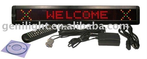 7*80 Pixels Single Line Led Moving Sign Led Message Sign Led Moving ...