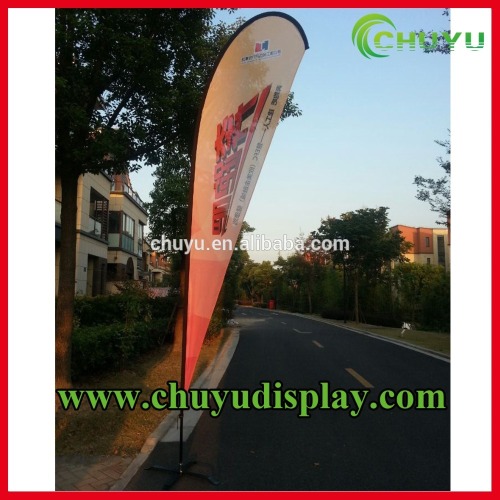 Teardrop Display Flags Promotion Custom Flying Banner Bowed Stands ...