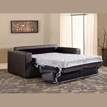 Sofa Bed With Metal Coil Springs, Rubber Fabric, And High-density Foam ...