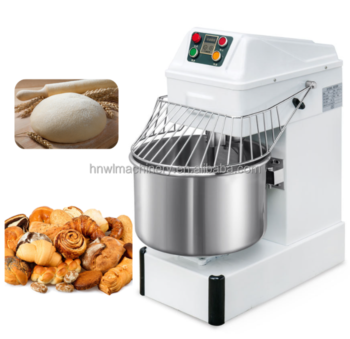 304 Stainless Steel Spiral Dough Mixer For Bread And Cake Making - 75kg ...