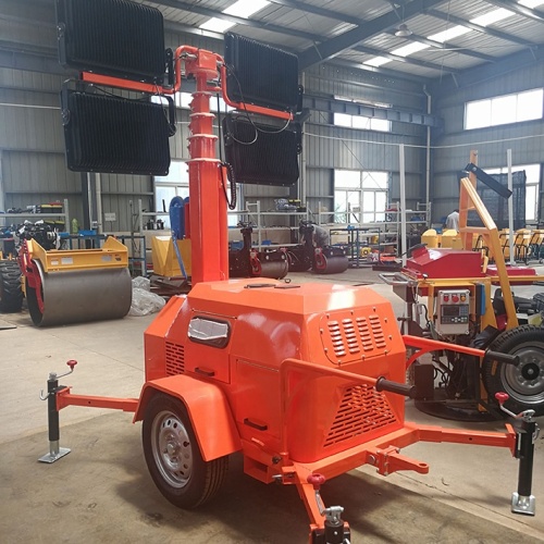 7m Diesel Generator Manual High Mast Mobile Light Tower, High Quality ...