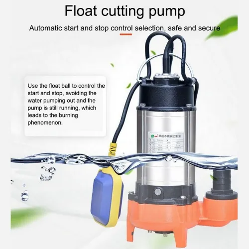 400w Clear Water Pump Impurity Cutting Pump Submersible Sewage Pump ...