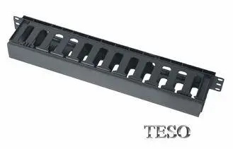 19" Horizontal Cable Management Panel Durability With Plast, High ...