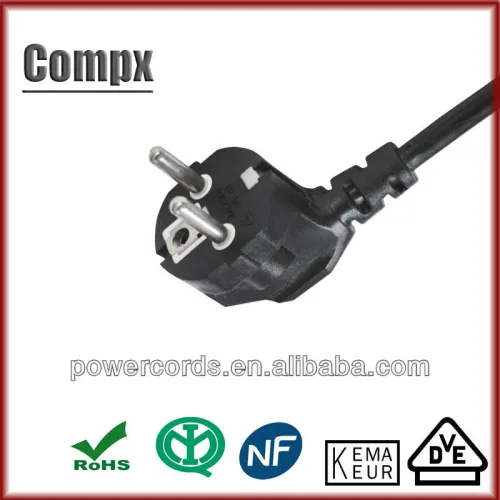 16a 250v Vde 2 Pin Power Cord, High Quality 16a 250v Vde 2 Pin Power ...