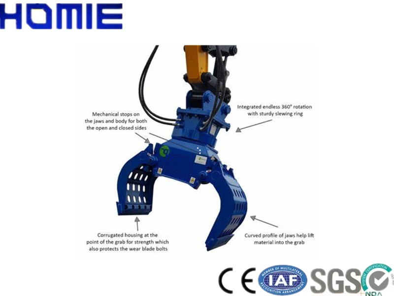 Excavator Selector Demolition And Sorting Grabs, High Quality Excavator ...