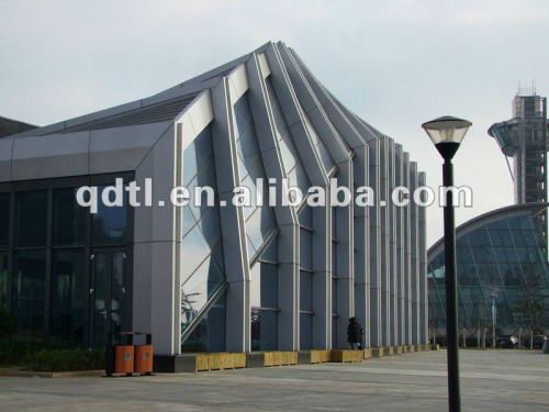 Beautiful Prefab Steel Structure Exhibition Hall, High Quality ...