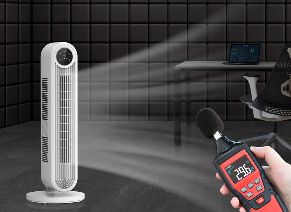 Milano Fan: New Patented Tower Type Air Circulator With Dc Brushless ...