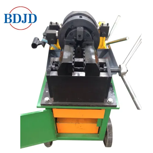 Mechanical Bar Rebar Pipe Rib Stripped Parallel Thread Rolling Machine ...