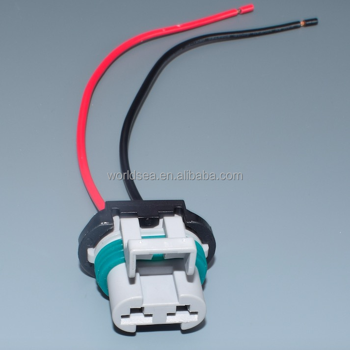 2 Pin 2.8mm Ford Fan Headlamp Wiring Socket Connector - Black ...