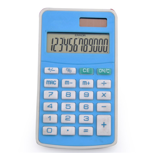 12 Digits Dual Power Handheld Calculator, High Quality 12 Digits Dual ...
