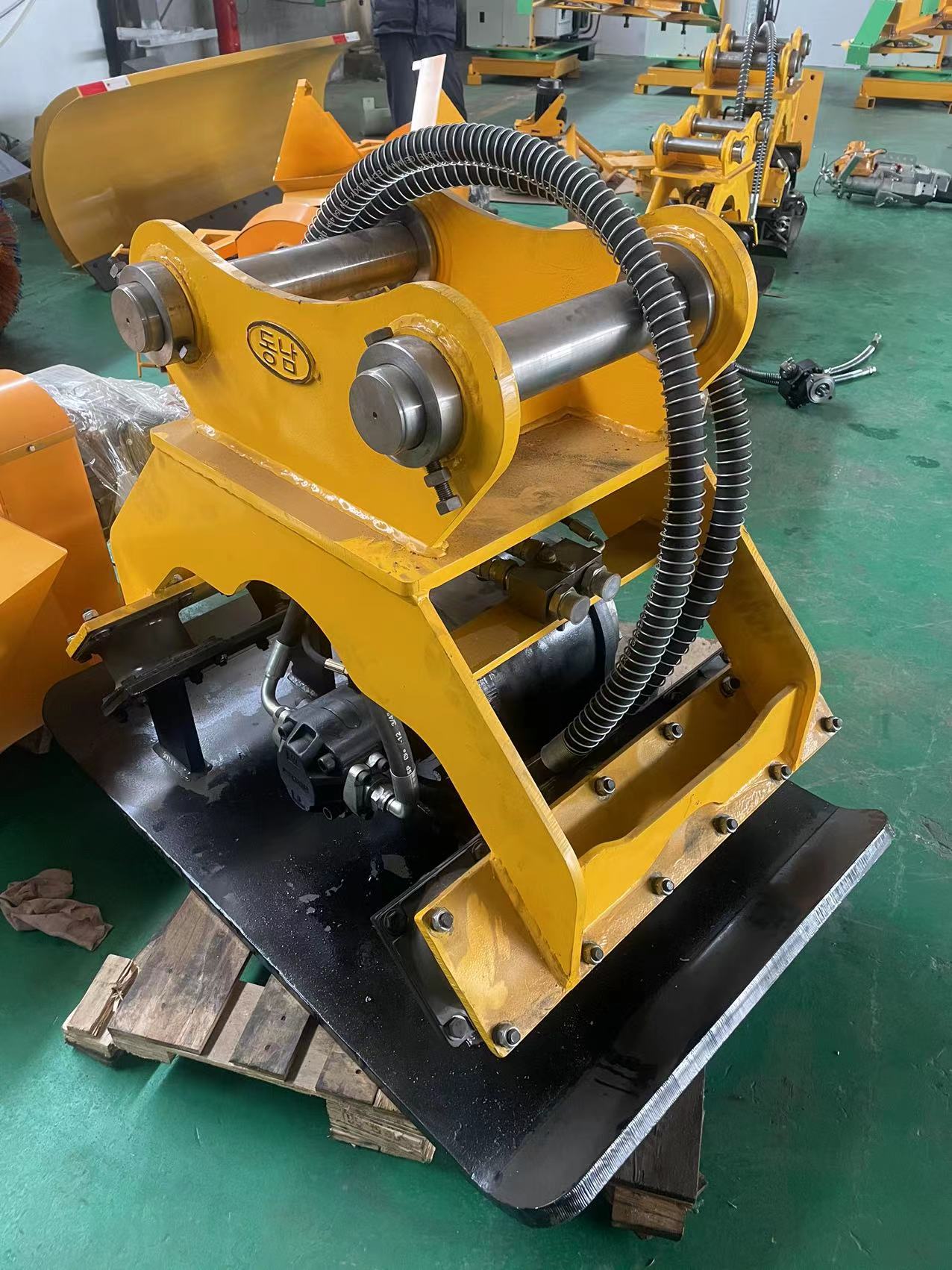 Hydraulic Vibro Plate Compactor Excavator Tamper Digger, High Quality ...