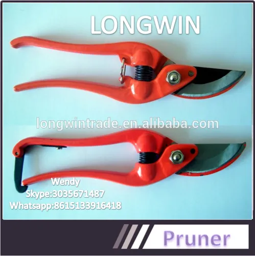 9"plastic Handle Carbon Steel Garden Pruner Pruning Shear, High Quality ...
