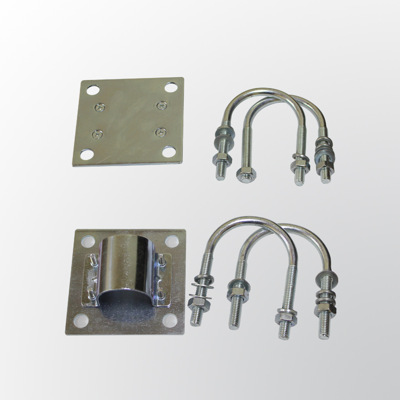 Stainless Steel U Bolt Clamp Antenna Mast Pipe Bracket Assembly, High ...