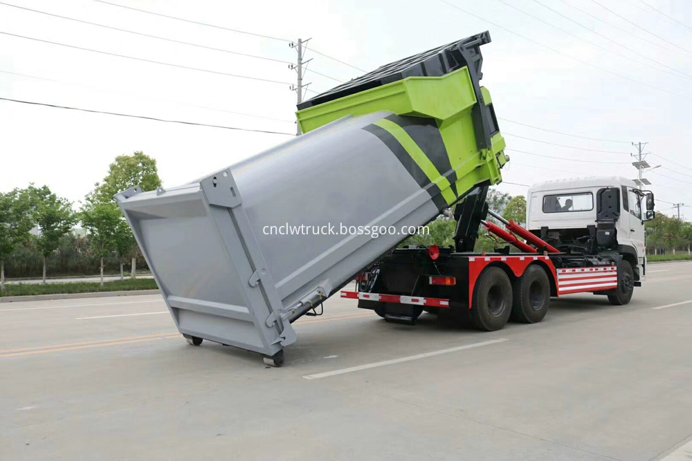 สินค้ามาใหม่ Dongfeng 18cbm Hook Loader Compactor Truck คุณภาพสูง ...