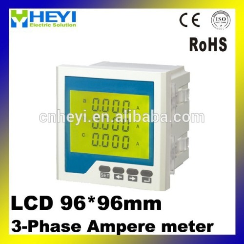 Ac Ampere Meter 3-phase Lcd Digital Ampere Meter, High Quality Ac ...