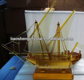 Crystal Ship Model Home Decor Wholesale, High Quality Crystal Ship ...